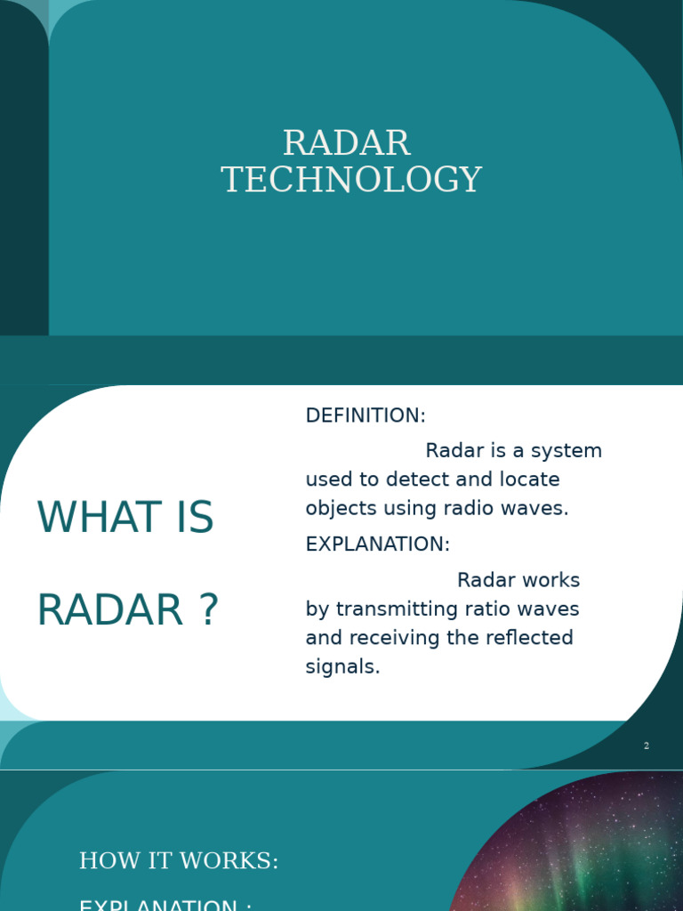 Understanding Radar Technology Basics | PDF | Radar | Radio