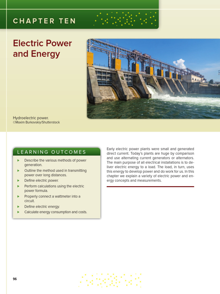 Electric Power Generation Overview | PDF | Electric Power | Electric ...