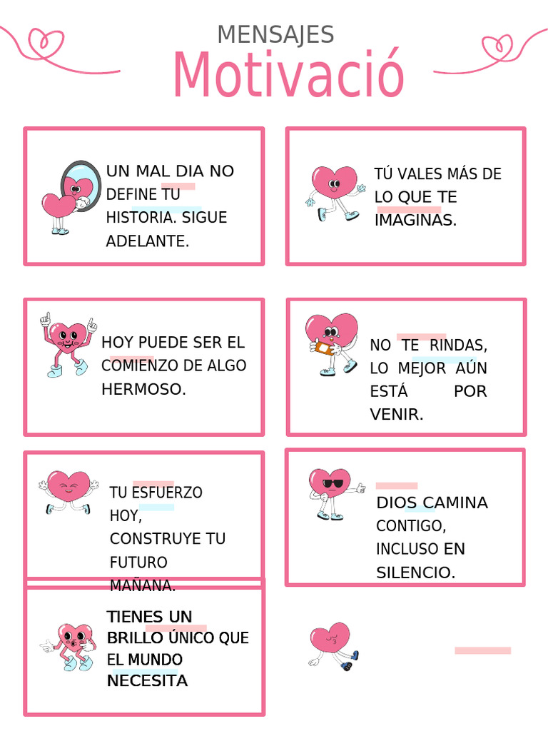 Tarjetas de Motivacion | PDF