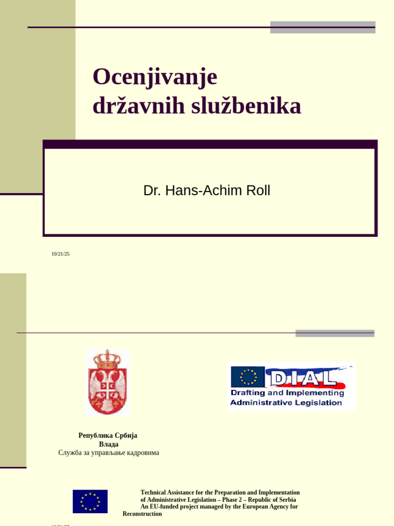 Ocenjivanje DRZ Sluzbenika | PDF