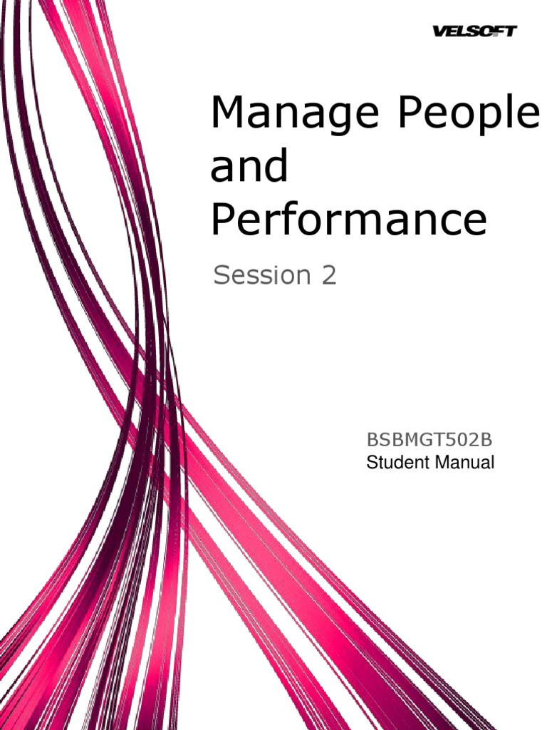 Student Manual Sample | Download Free PDF | Leadership | Behavioural ...