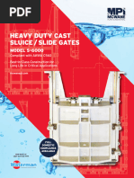 Rodney Hunt Fabricated Slide Gates | PDF | Structural Steel | Extrusion