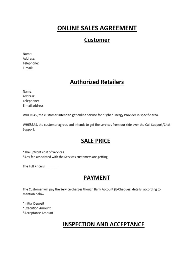 Online Sales Agreement & Policies | PDF | Http Cookie | Privacy