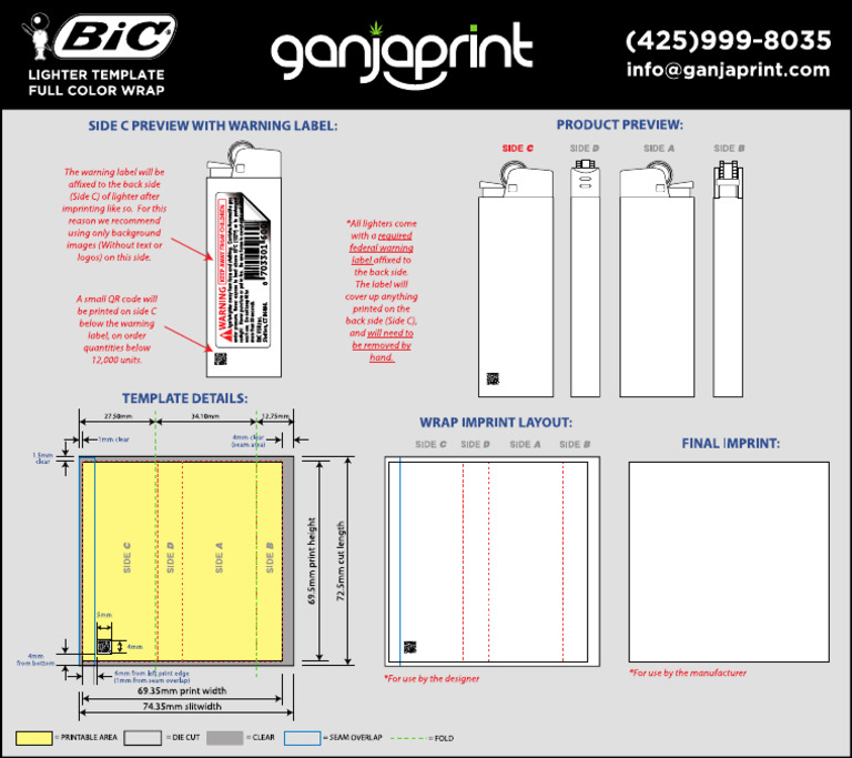 GP FCW Bic Lighter Template | PDF