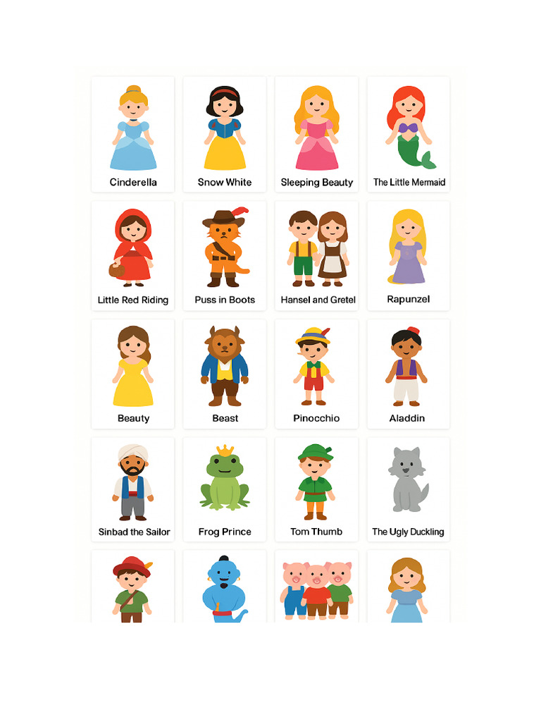 Fairy Tale Cards | PDF