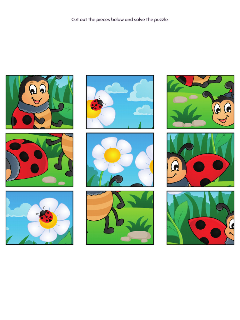 Spring Puzzle Worksheet | PDF