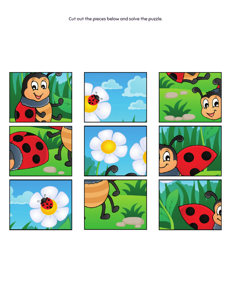 Spring Puzzle Worksheet | PDF