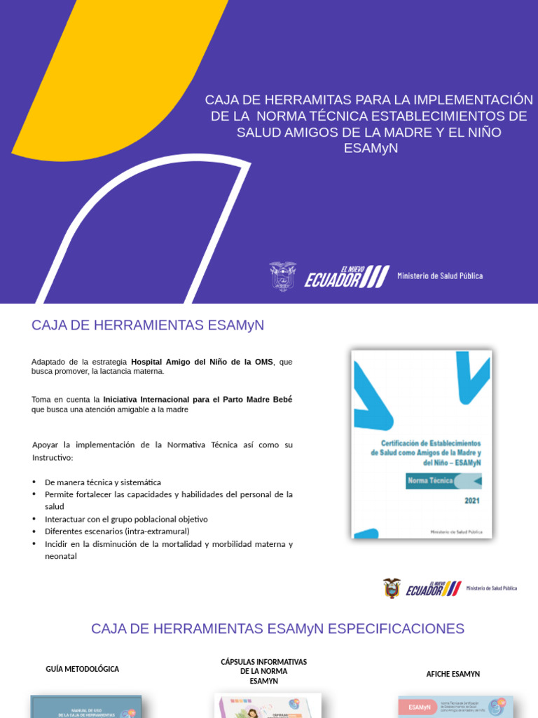 Herramientas para Normativa ESAMyN | PDF