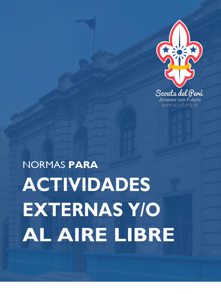 Normas para Actividades Scouts 2025 | PDF | Exploración | Adultos