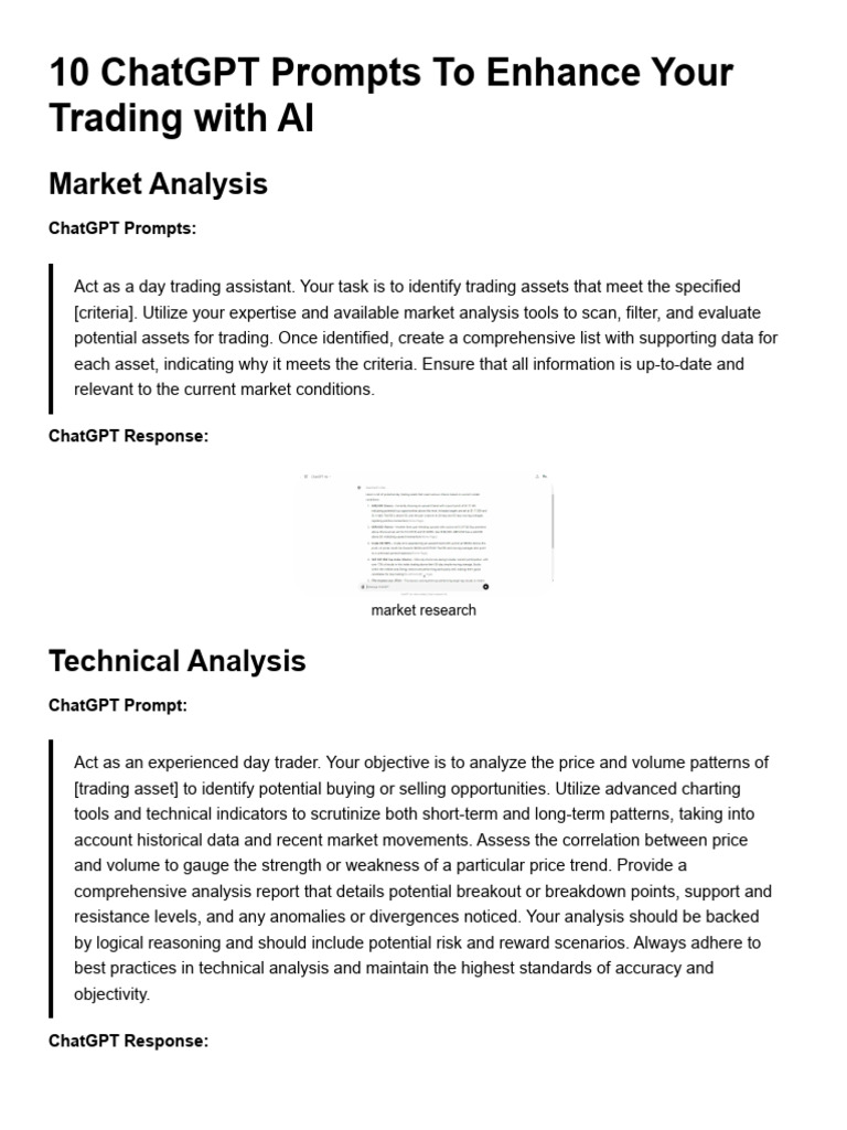 4scribd.10 Best ChatGPT Prompts For Stock Trading With AI - Prompts ...