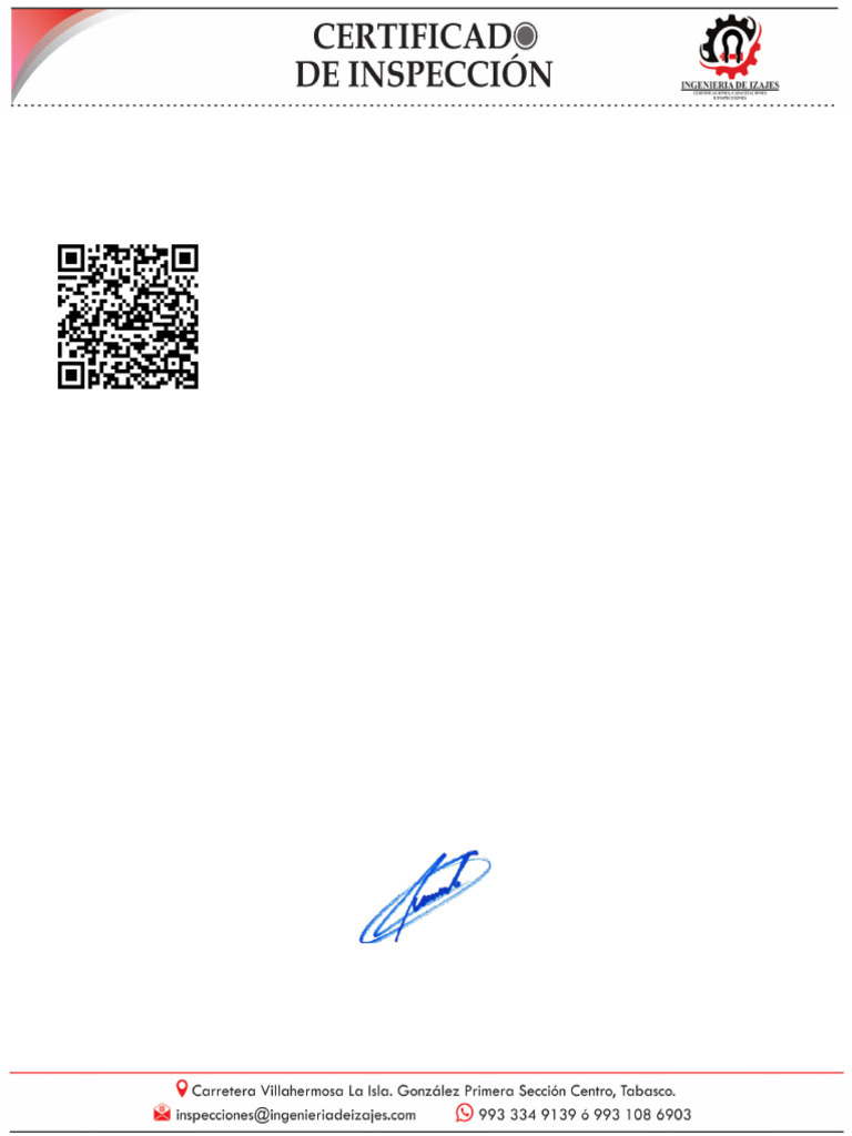 Certificado de Inspección - CEQ25-VH-000011 (1).PDF.crdownload | PDF | Camión | Tecnología de ...