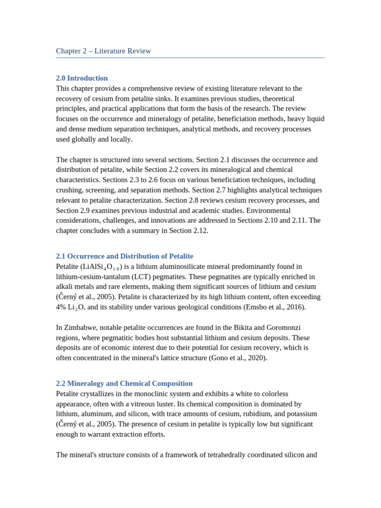 Chapter 2 Literature Review 25pages | PDF | Materials Science ...