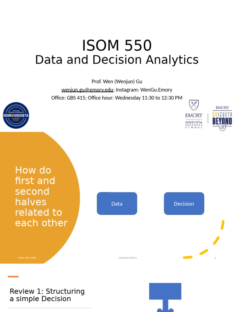 Decision Tree Analysis in ISOM 550 | PDF | Analysis | Probability Theory