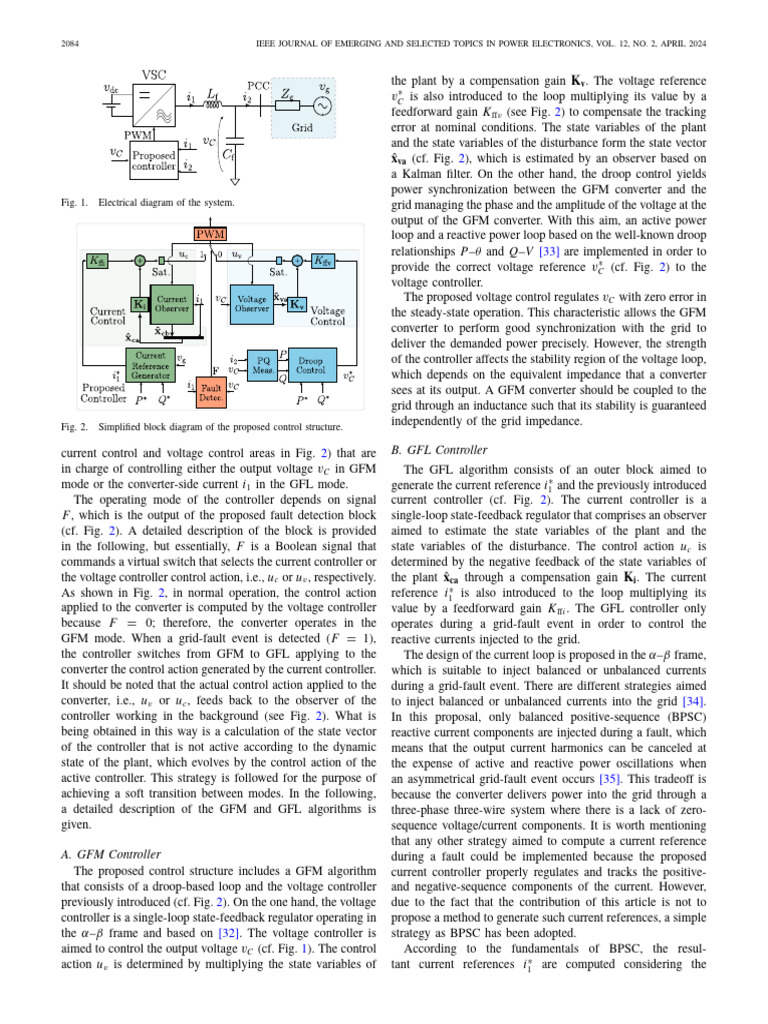 Grid-Connected Converter With Grid-Forming and Grid-Following Modes ...
