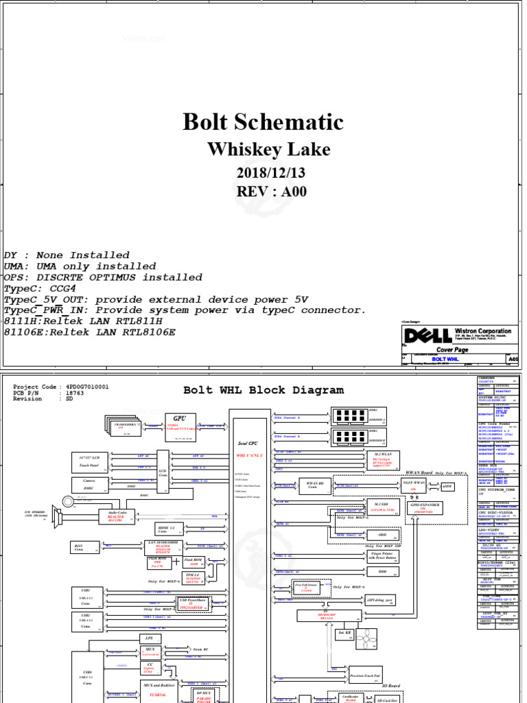 Bolt WHL Block Diagram and Schematic | PDF | Usb | Computing