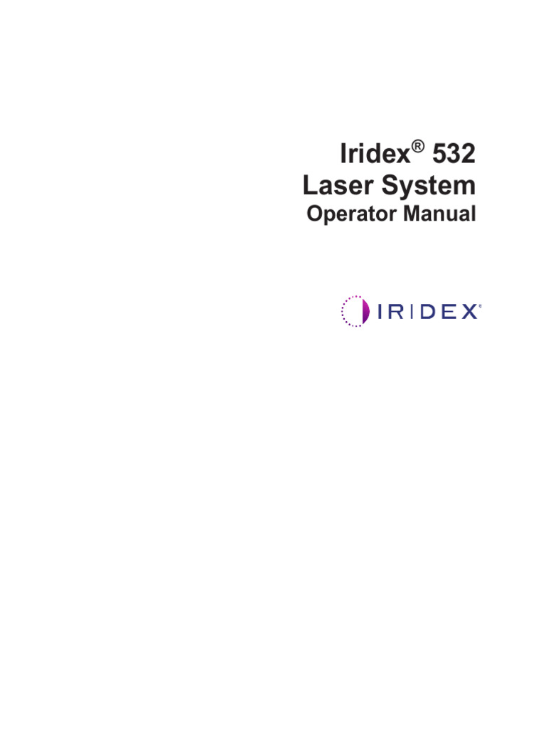 EN Iridex 532 Operator Manual | PDF