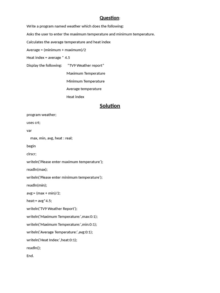 Programming Practical | PDF