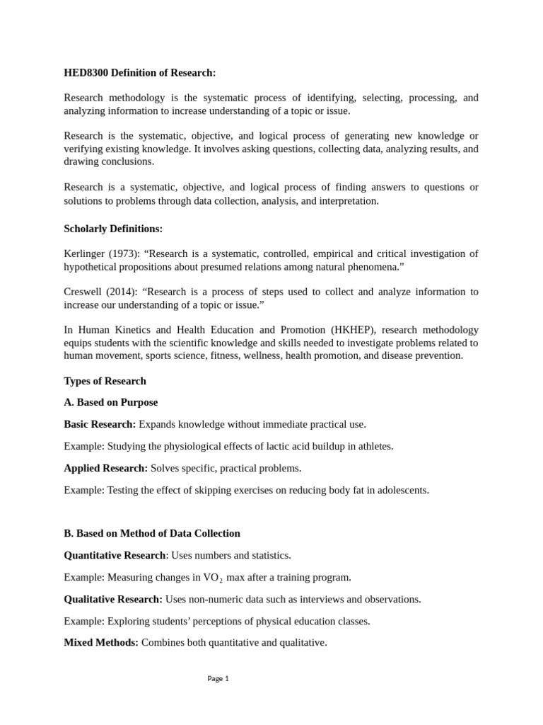 Understanding Research Methodology in HKHE | PDF | Sampling (Statistics ...