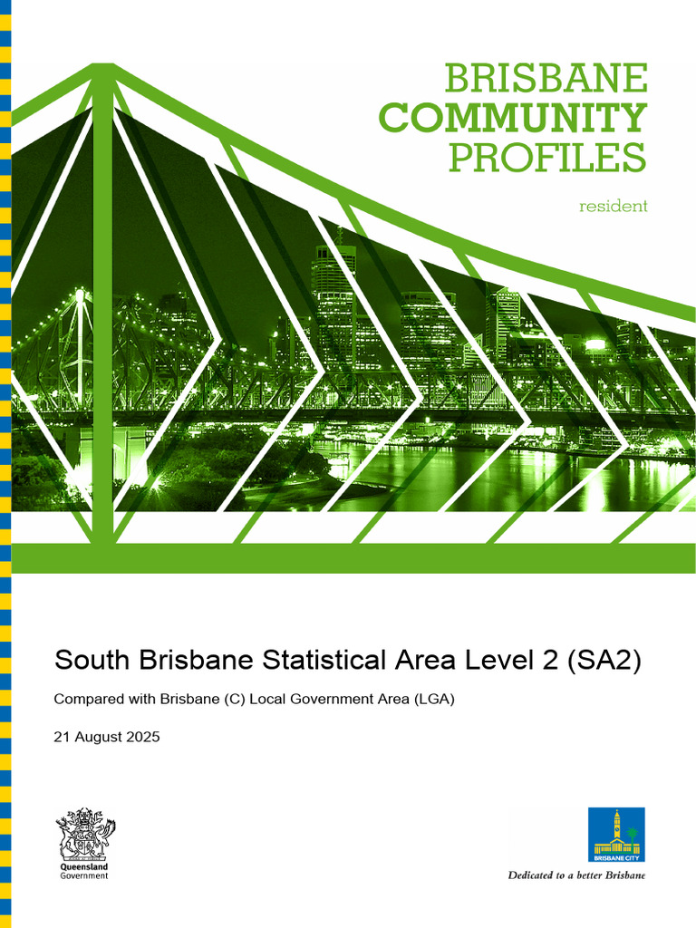 South Brisbane Population Overview 2024 | PDF | Household Income In The ...