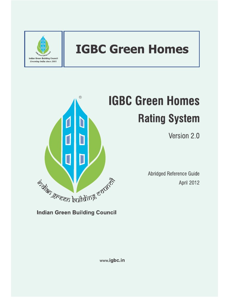 IGBC Green Homes - Abridged Reference Guide (Version 2.0) - April 2012 ...