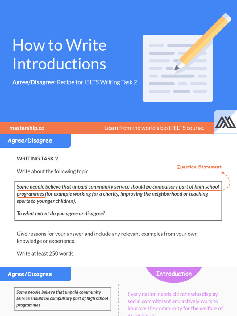 Writing Introductions for IELTS Tasks | PDF | Liberal Arts Education