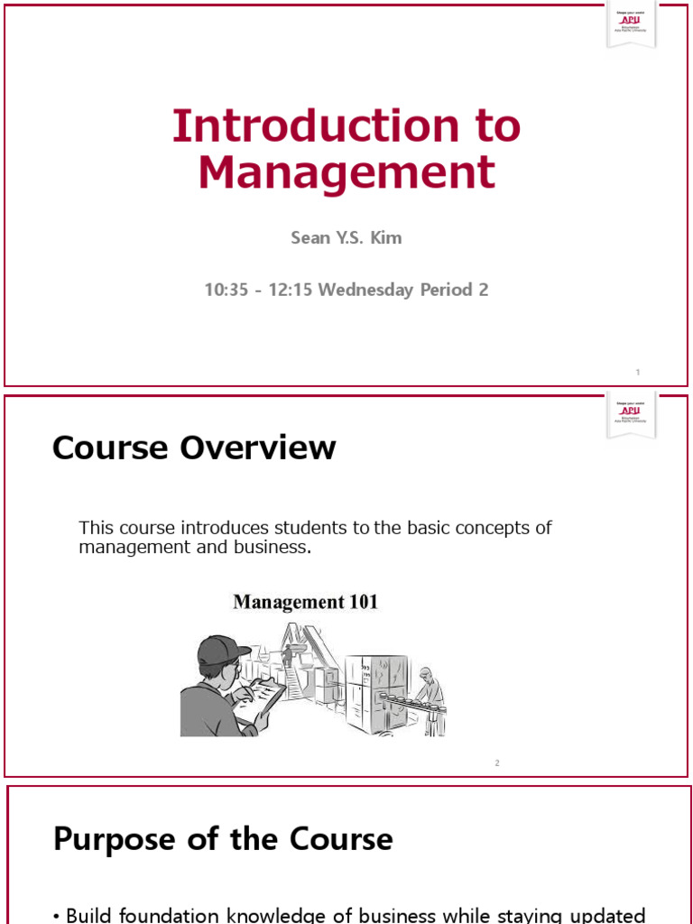 S1 Introduction To Management Lecture Version Moodle | PDF | Inflation ...