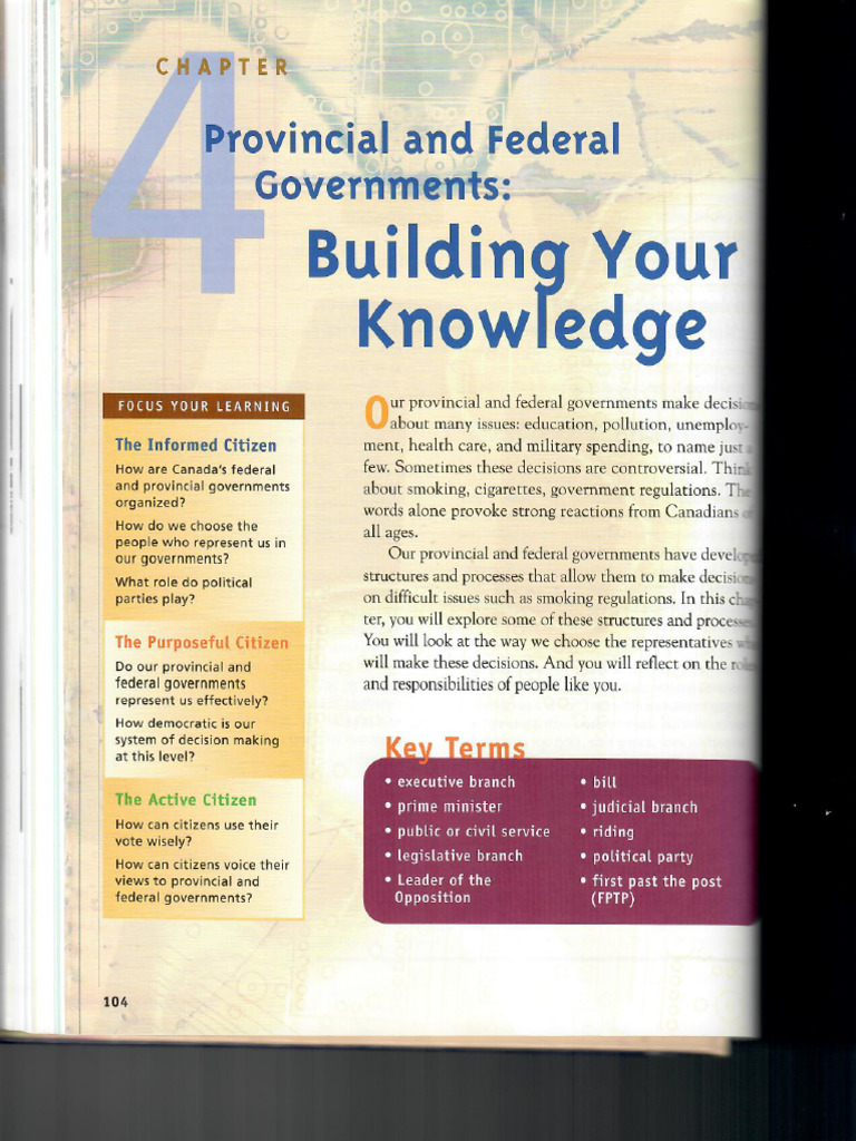 Reading - Branches of Government | PDF