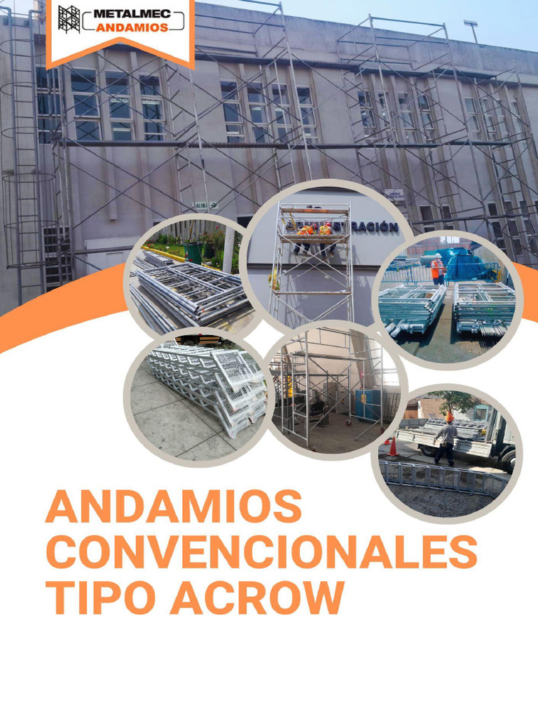 Ficha Tecnica de Andamios Acrow - Metalmec (1) | PDF