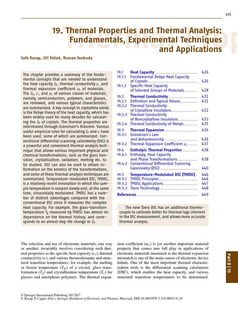Book Thermal Analysis | PDF | Differential Scanning Calorimetry | Phonon