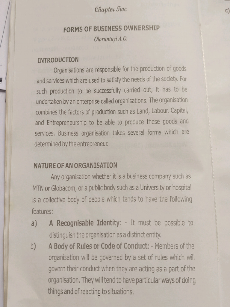 Introduction To Business ... Chapter 2 | PDF