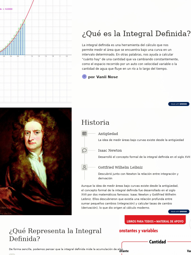 Que Es La Integral Definida | PDF | Integral | Matemáticas