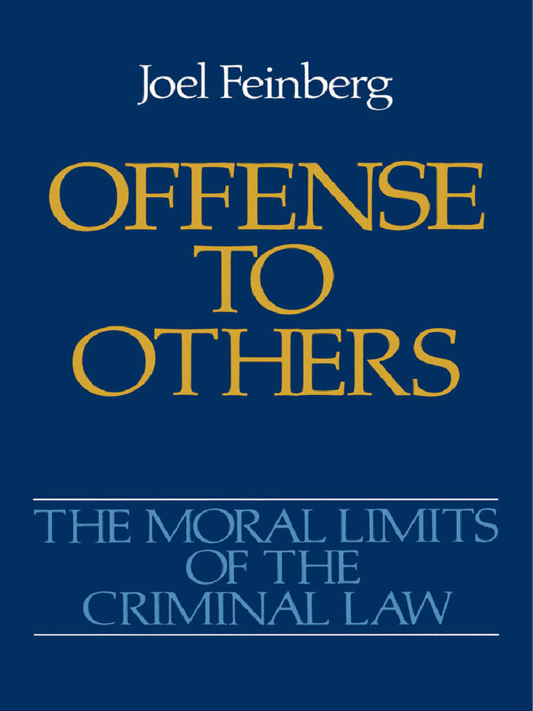 The Offense Principle in Criminal Law | PDF | Nuisance | Crimes