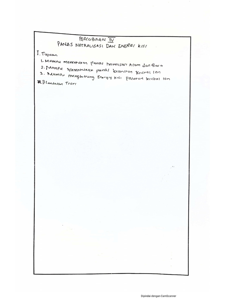 Tujuan Dan Skema Prak. Kimfis PC4 | PDF