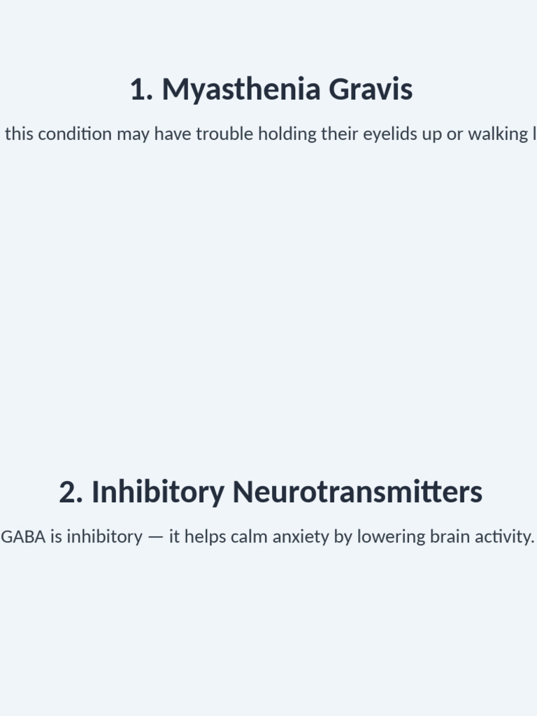 Neuro Terms 16-30 Examples | PDF