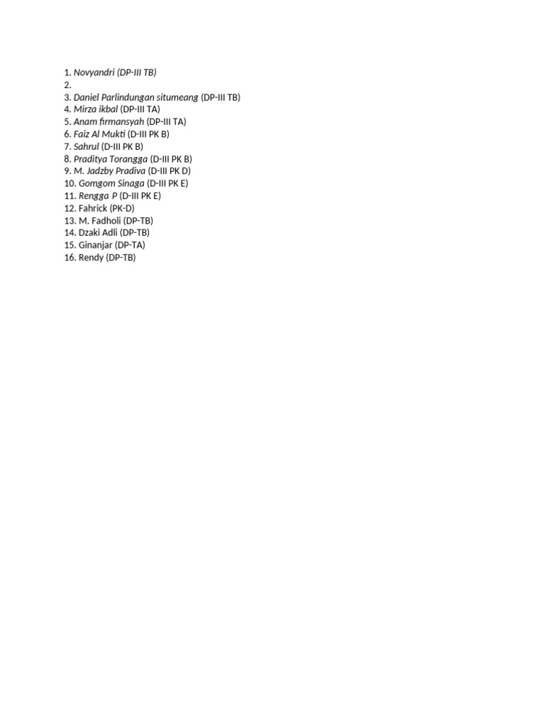 List of Engine Names | PDF