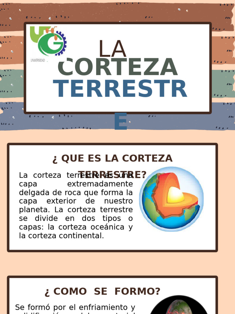 Corteza Terrestre: Tipos y Formación | PDF | Roca (geología) | Corteza ...