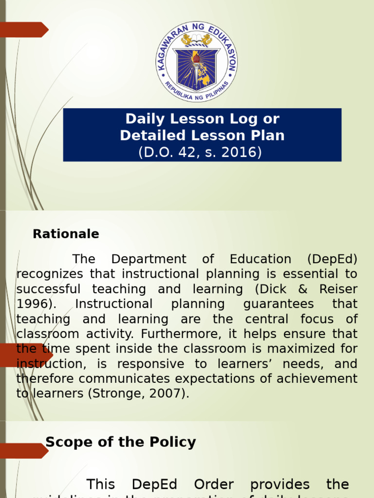 Slide Deck | PDF | Lesson Plan | Learning