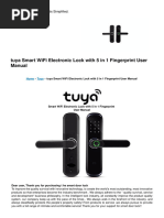 Tuya Smart Door Lock User Manual | PDF | Wi Fi | Password
