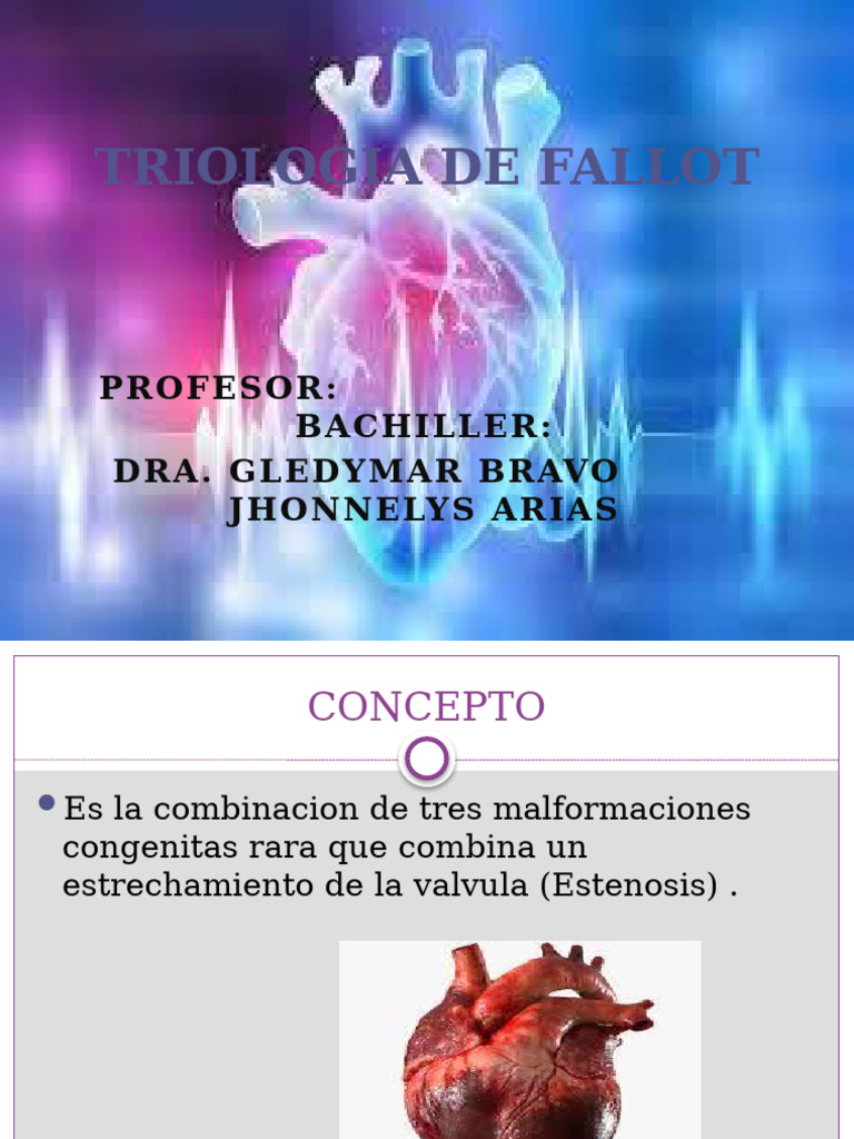 Trilogía de Fallot: Causas y Tratamiento | PDF