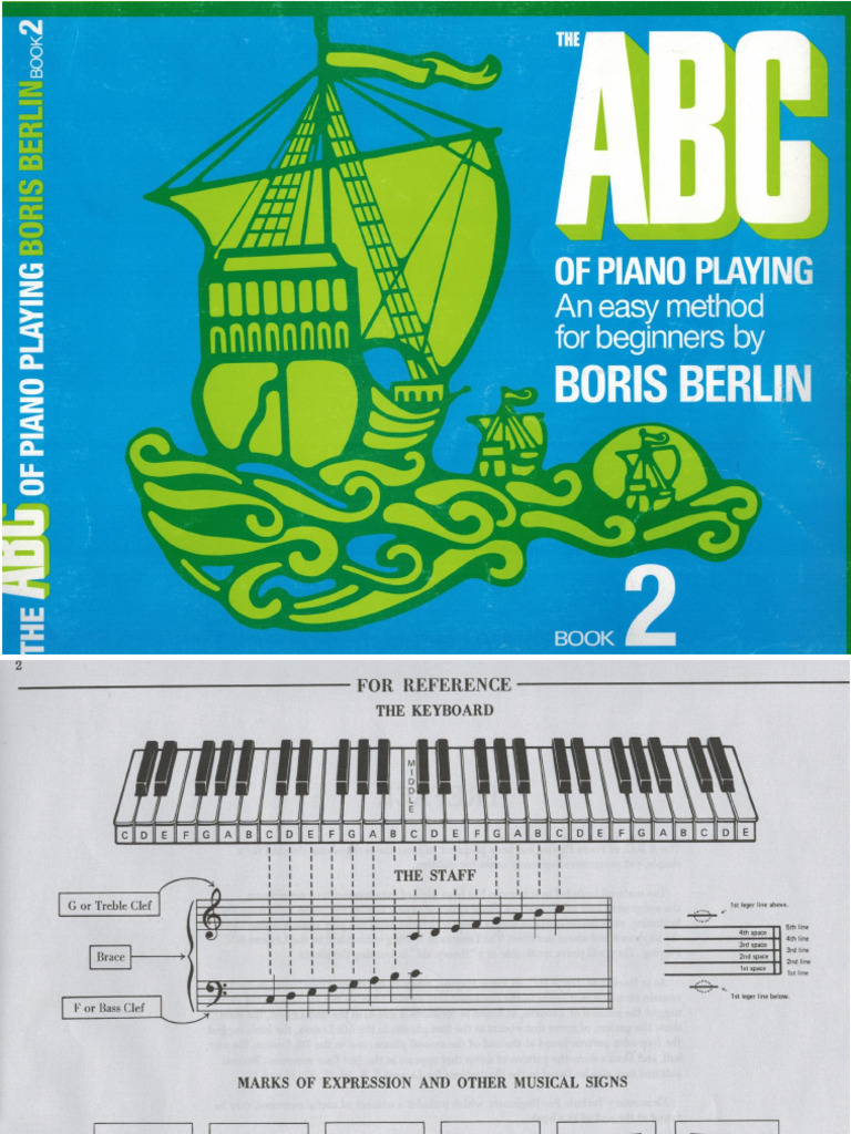 The ABC of Piano Playing, Book 2. An Easy Method For Beginners by Boris ...