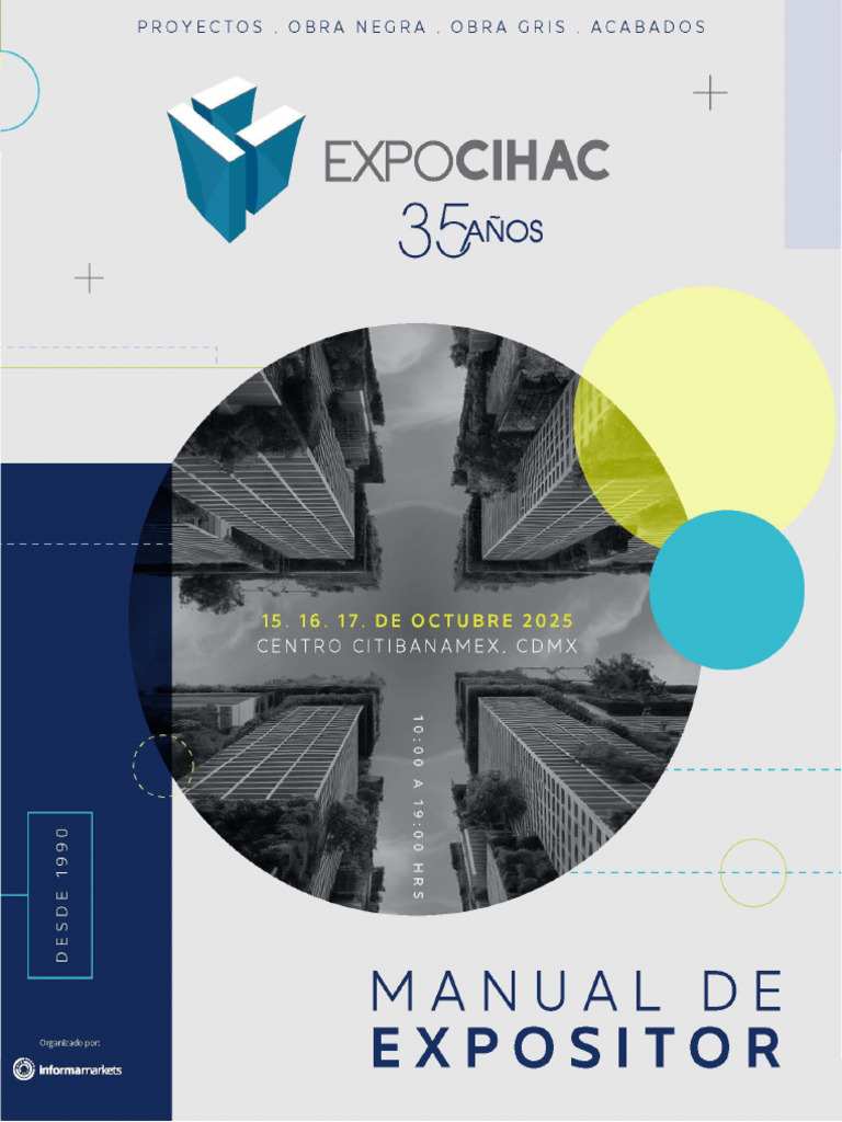 Manual del Expositor Expo CIHAC 2025 | PDF | Andamio | Sustentabilidad