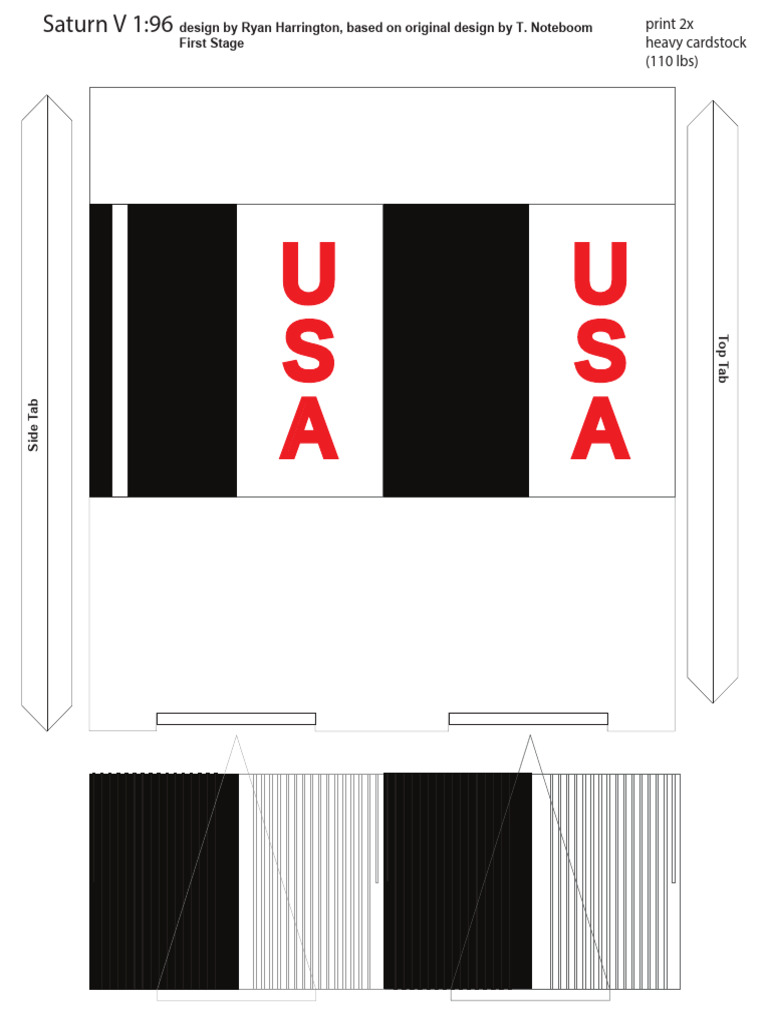 Apollo+11+Saturn+V+1.96+silver+revision | PDF | Rockets And Missiles ...