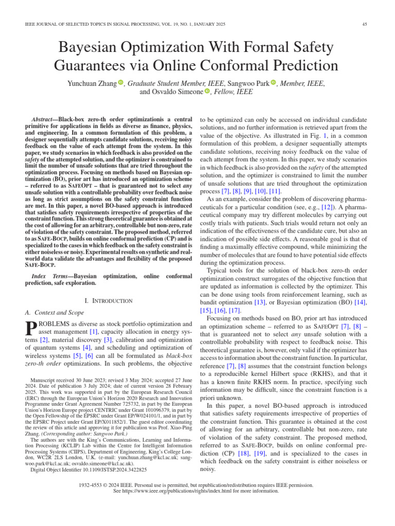 Bayesian Optimization With Formal Safety Guarantees Via Online ...