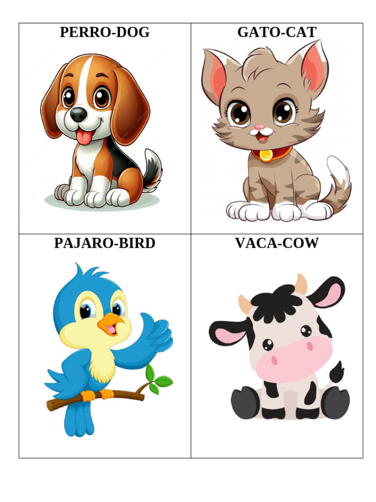 Animales y sus nombres en mam | PDF