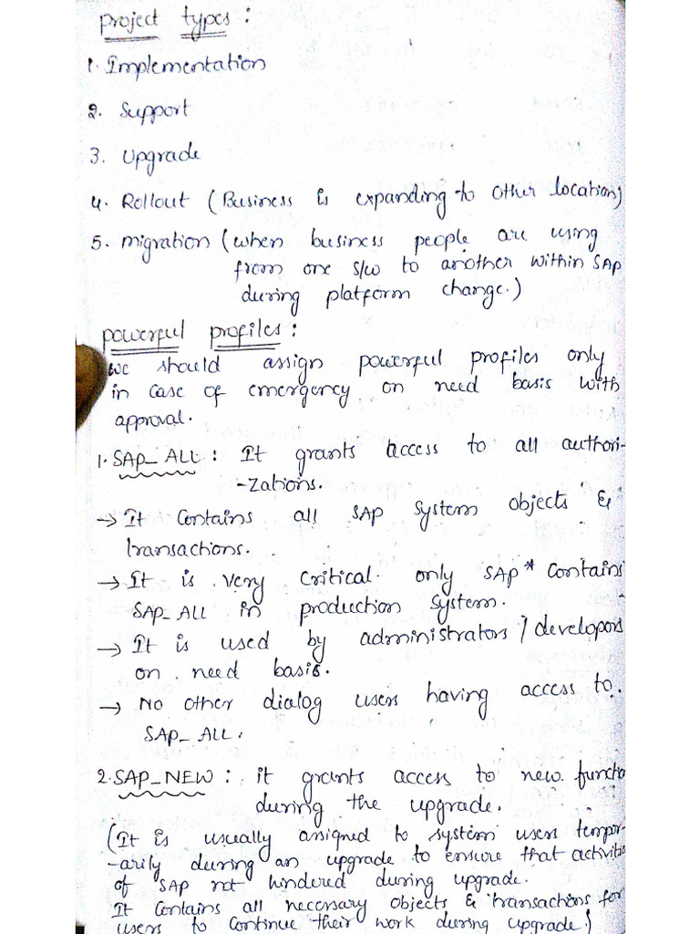 3 Profiles, Work Processes, System Types | PDF