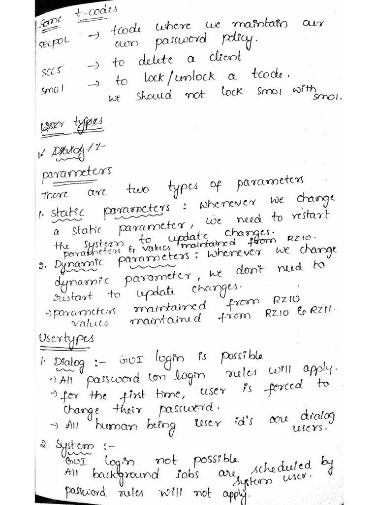 6 User Types, RFC, Logical System | PDF