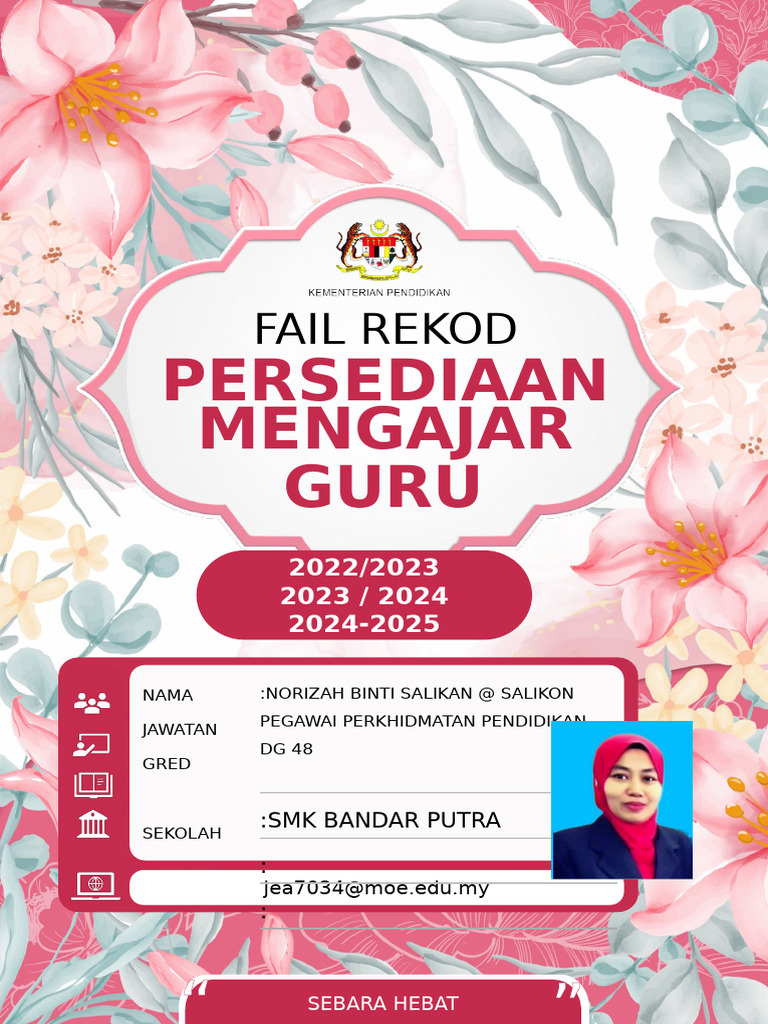 1 Template Fail Persediaan Mengajar Guru 2024 | PDF