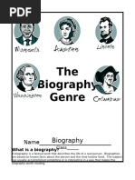 Engaging Biography Sentence Starters | PDF