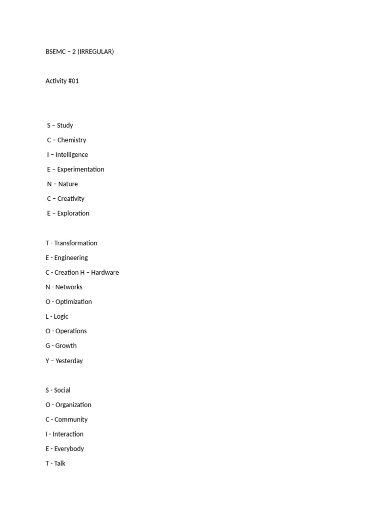 STS Cuevas Marc Miguel C. BSEMC 2C Irreg | PDF