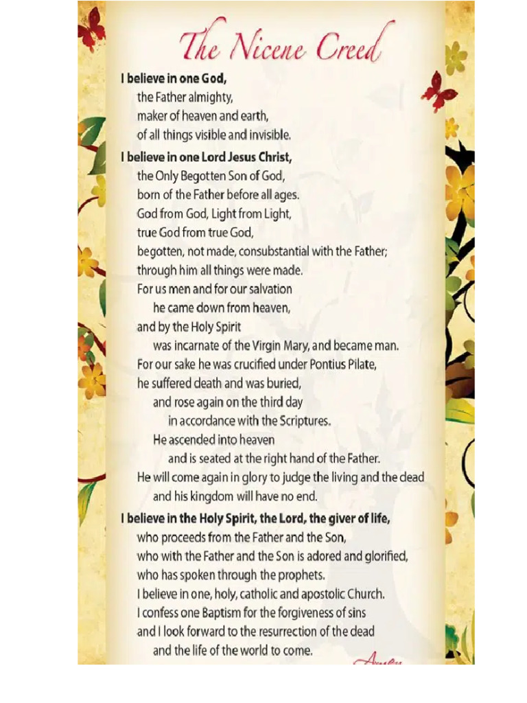 Nicene Creed | PDF
